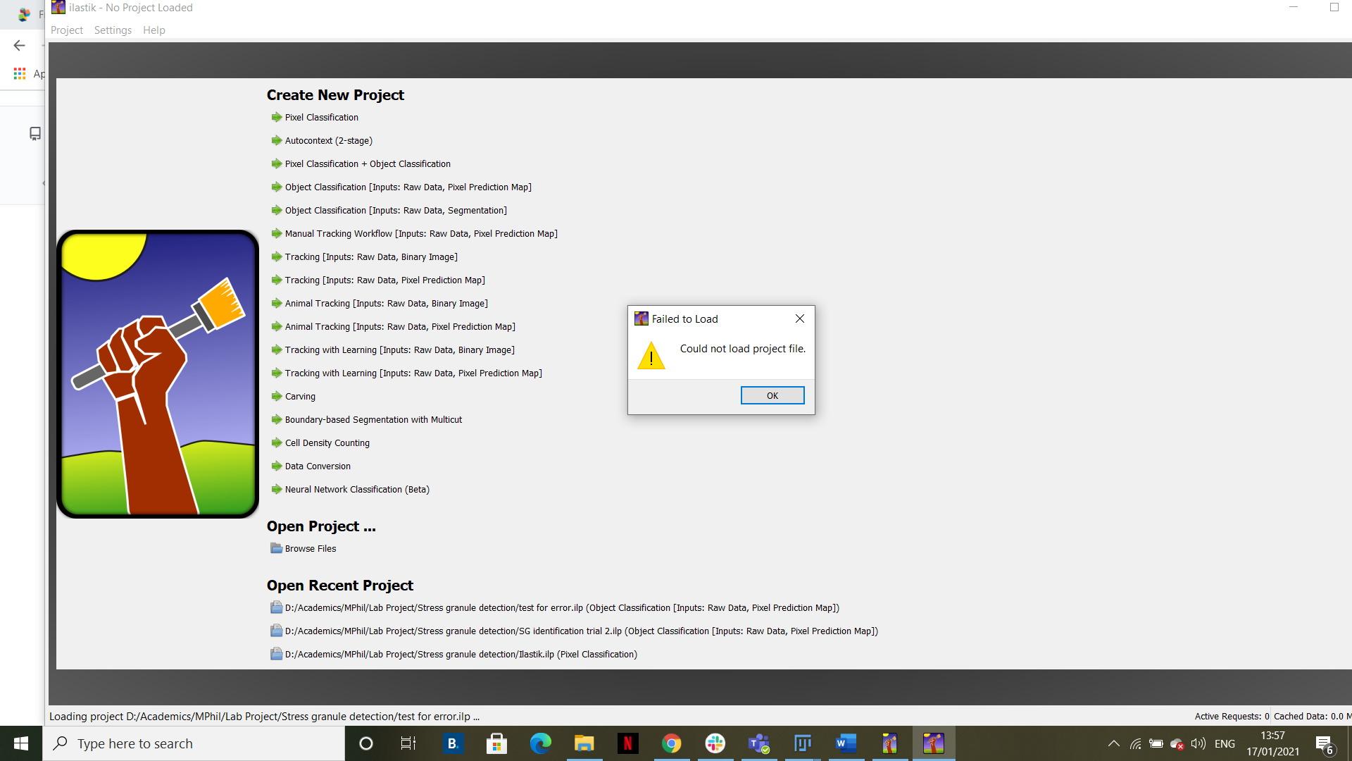 Unable To Save Or Reopen Object Classification File Runtimeerror Wrapped Cc Object Of Type 