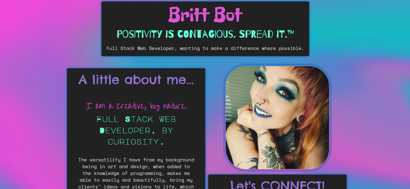 GitHub - britt-bot/Portfolio_2: Portfolio - 2nd Edition