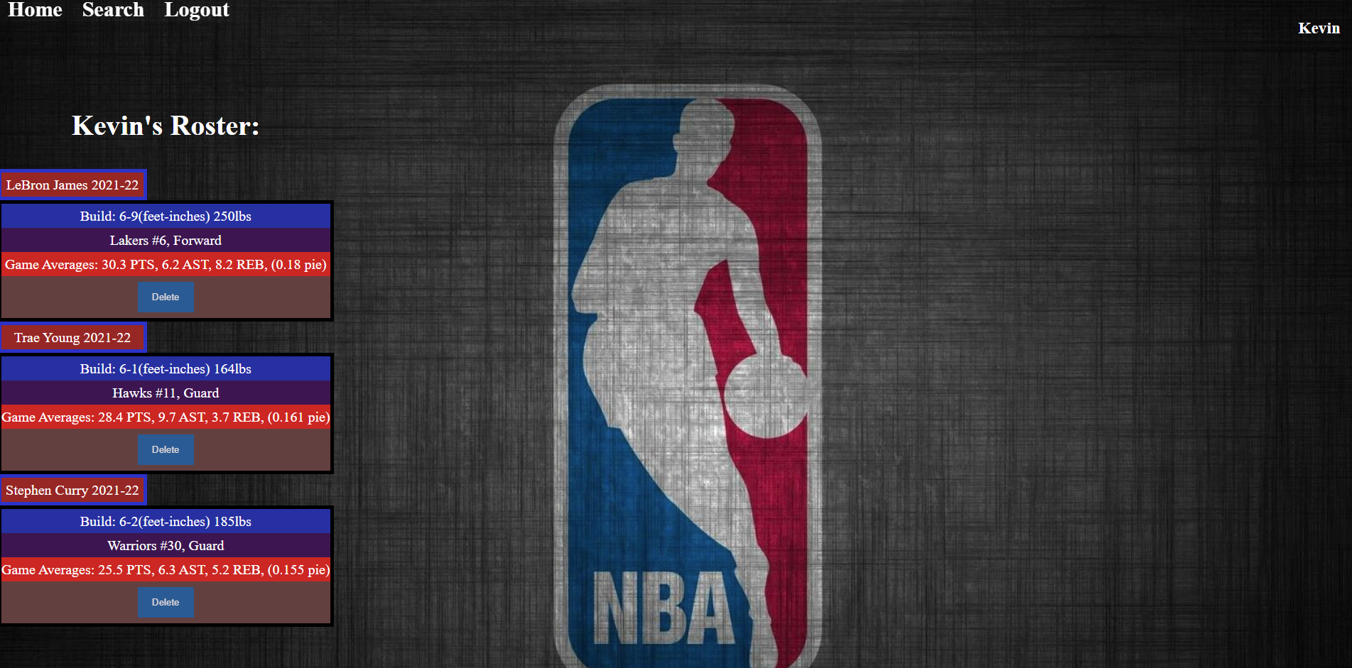 GitHub - KevinRodgersGSU/nba_player_tracker