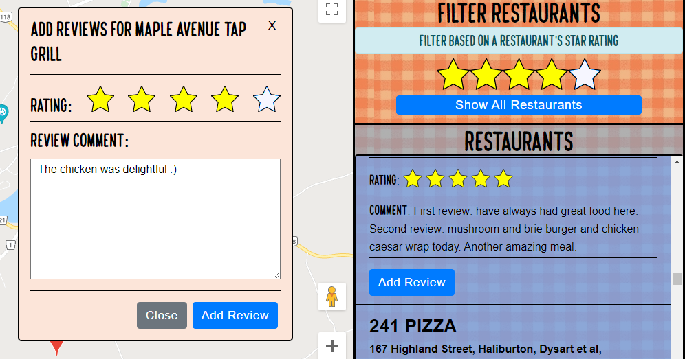 GitHub - mbdev95/OpenClassrooms-Project-7-Restaurant-Review-App: I ...