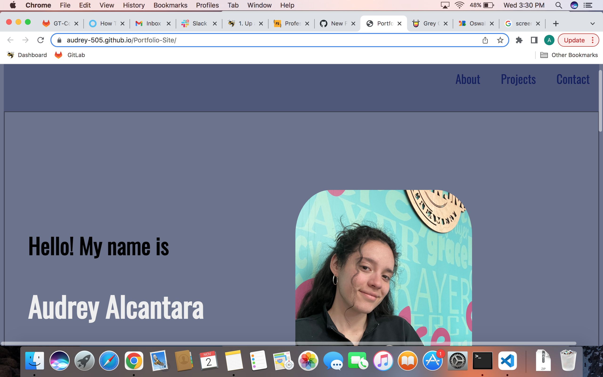 GitHub - Audrey-505/Portfolio-Site