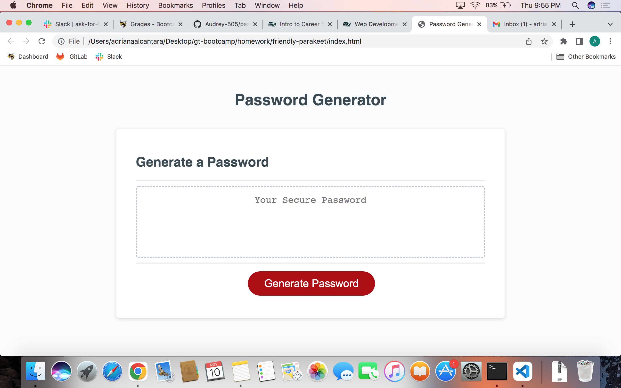 GitHub - Audrey-505/password-generator