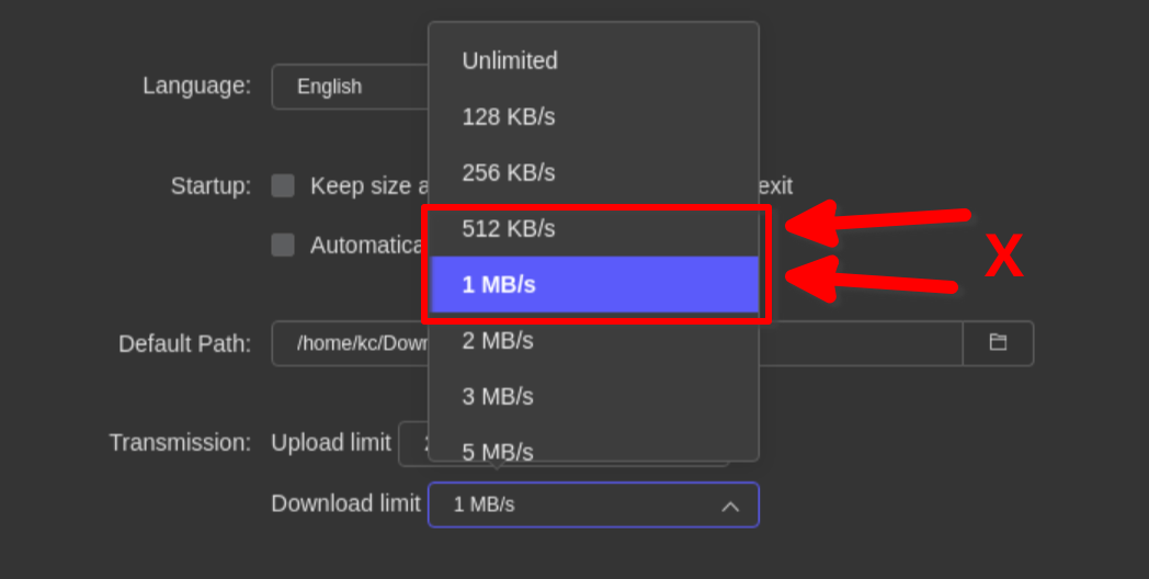 Allow for more granular control over transmission rate limiting · Issue #1231 · agalwood/Motrix ...