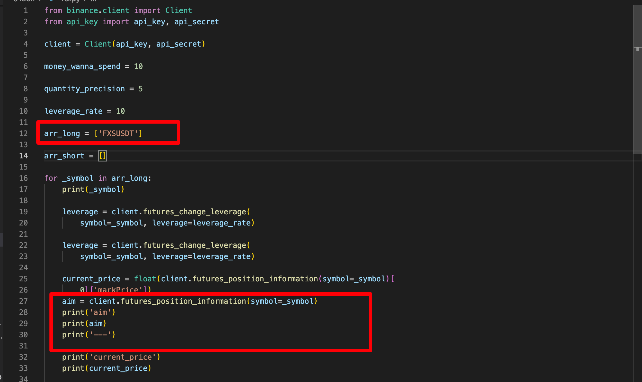 client.futures_position_information(symbol='FXSUSDT') returns something ...