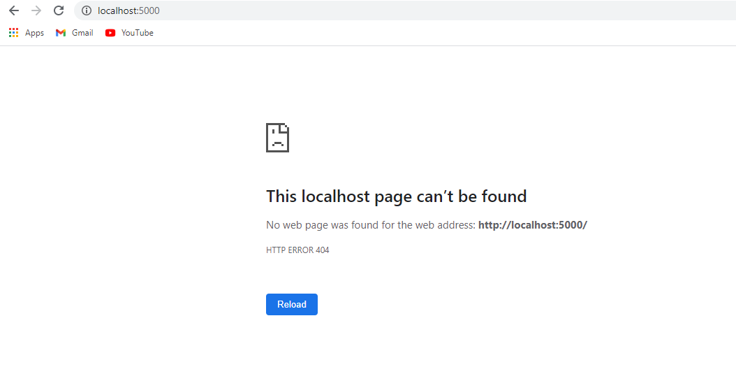 unable to run in server getting local page connot be fined · Issue ...