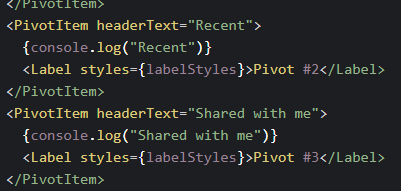 Pivot: all PivotItems render always (alwaysRender broken) · Issue ...