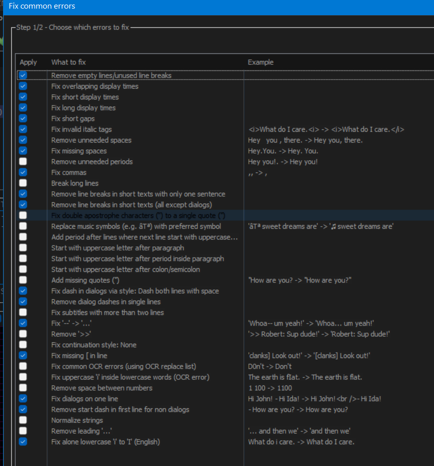 Fix invalid italic tags in fix common errors · Issue #5576 · SubtitleEdit/subtitleedit · GitHub