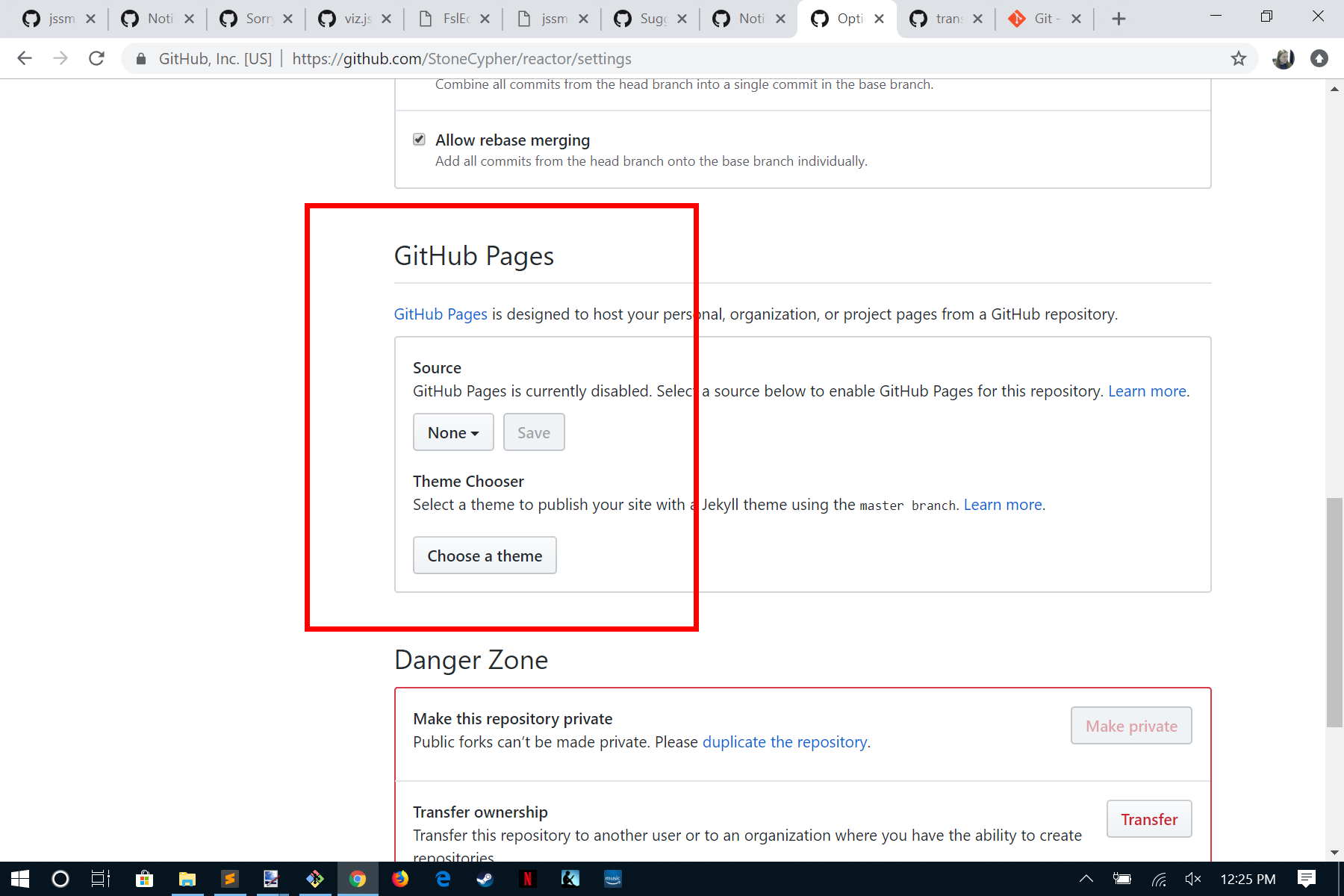 Github Pages setup by StoneCypher · Pull Request #10 · transatomic/reactor · GitHub