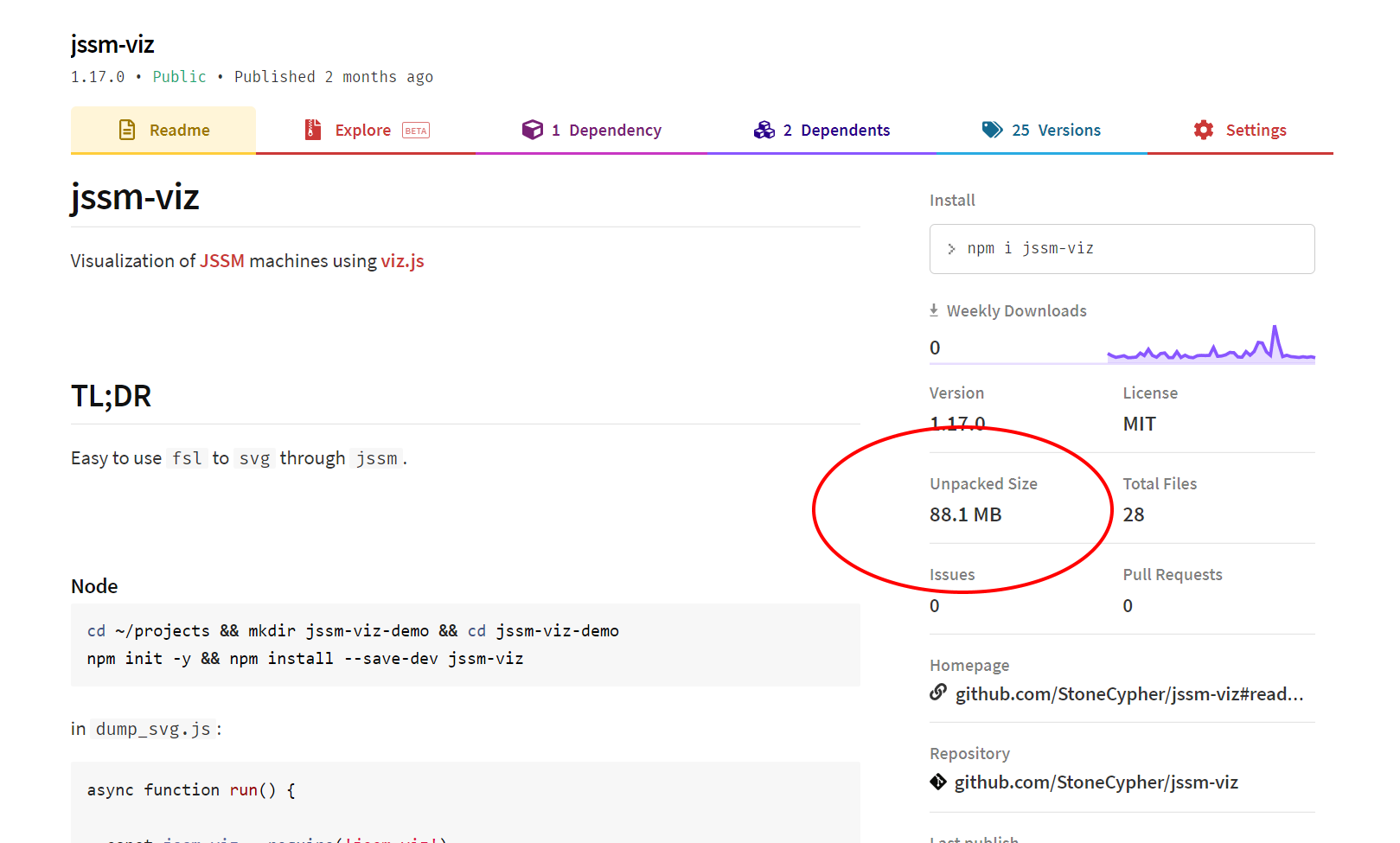 Huge package · Issue #401 · StoneCypher/jssm · GitHub