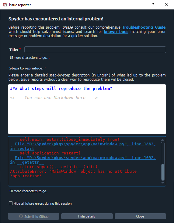 Error installing Spyder 5.2.0 · Issue #16917 · spyder-ide/spyder · GitHub
