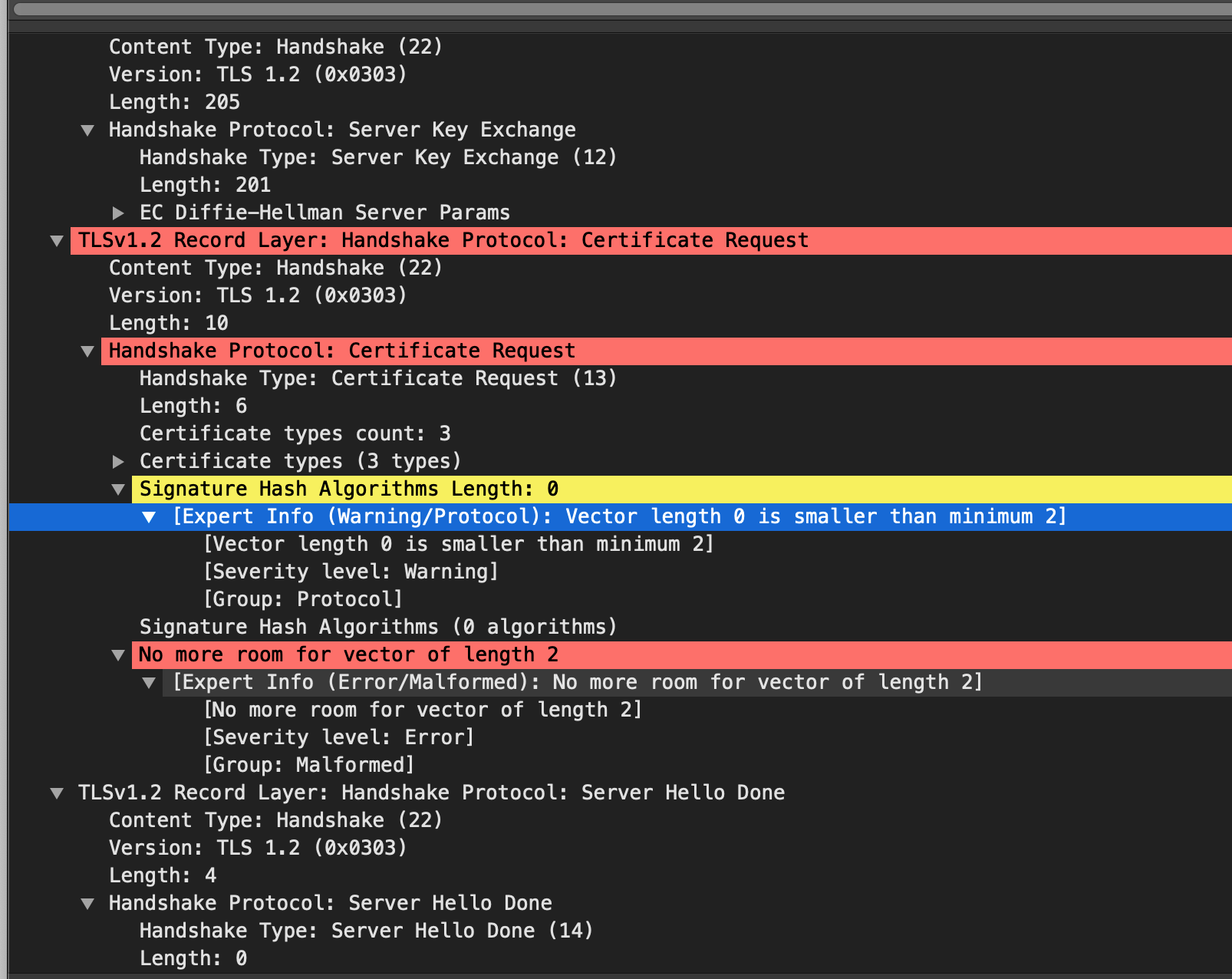 ssl tlsv1.2/3 certificate request malformed - CONNECT_CR_CERT_REQ:data length too long · Issue ...