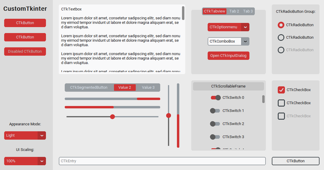 GitHub - a13xe/CTkThemesPack: CustomTkinter theme palettes