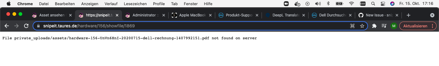 Can't download a File which is attached to a asset · Issue #10200 · snipe/snipe-it · GitHub