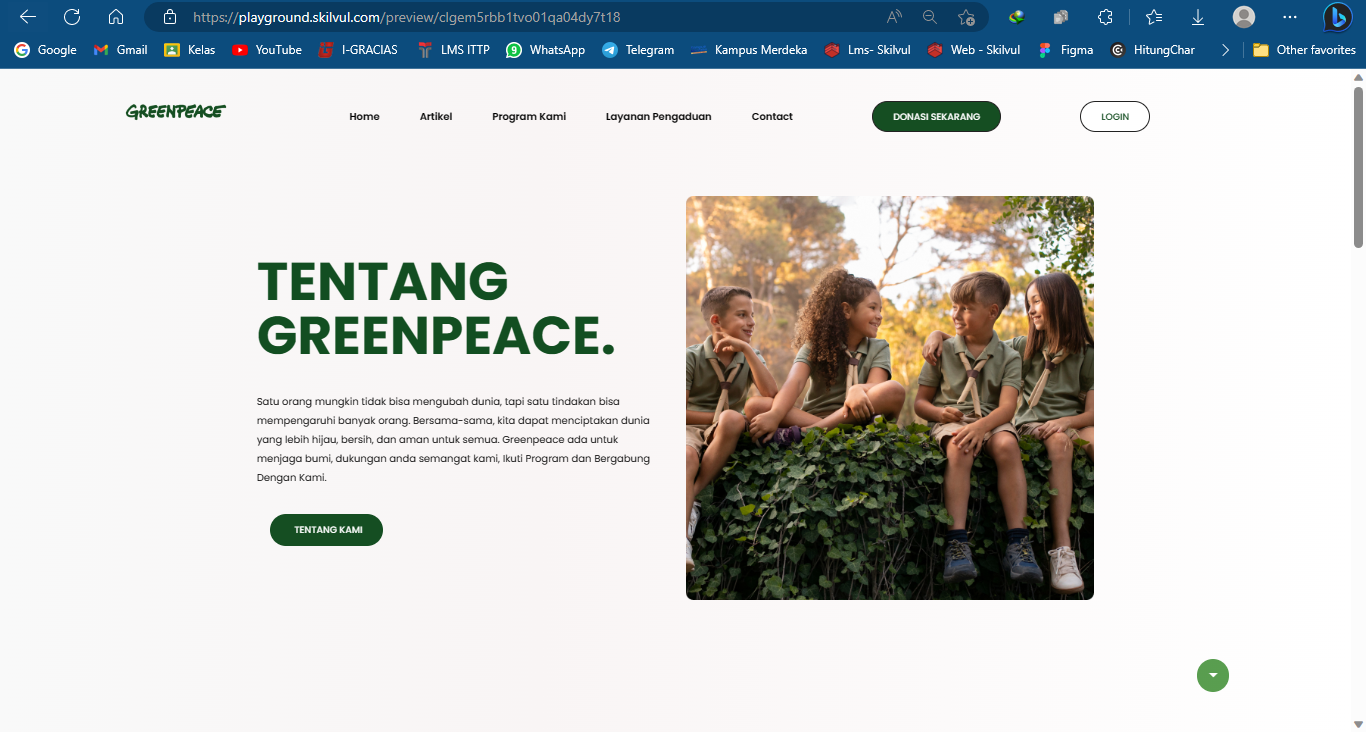 GitHub - PanggihDwiAlamsyah/Landing-Page-GreenPeace