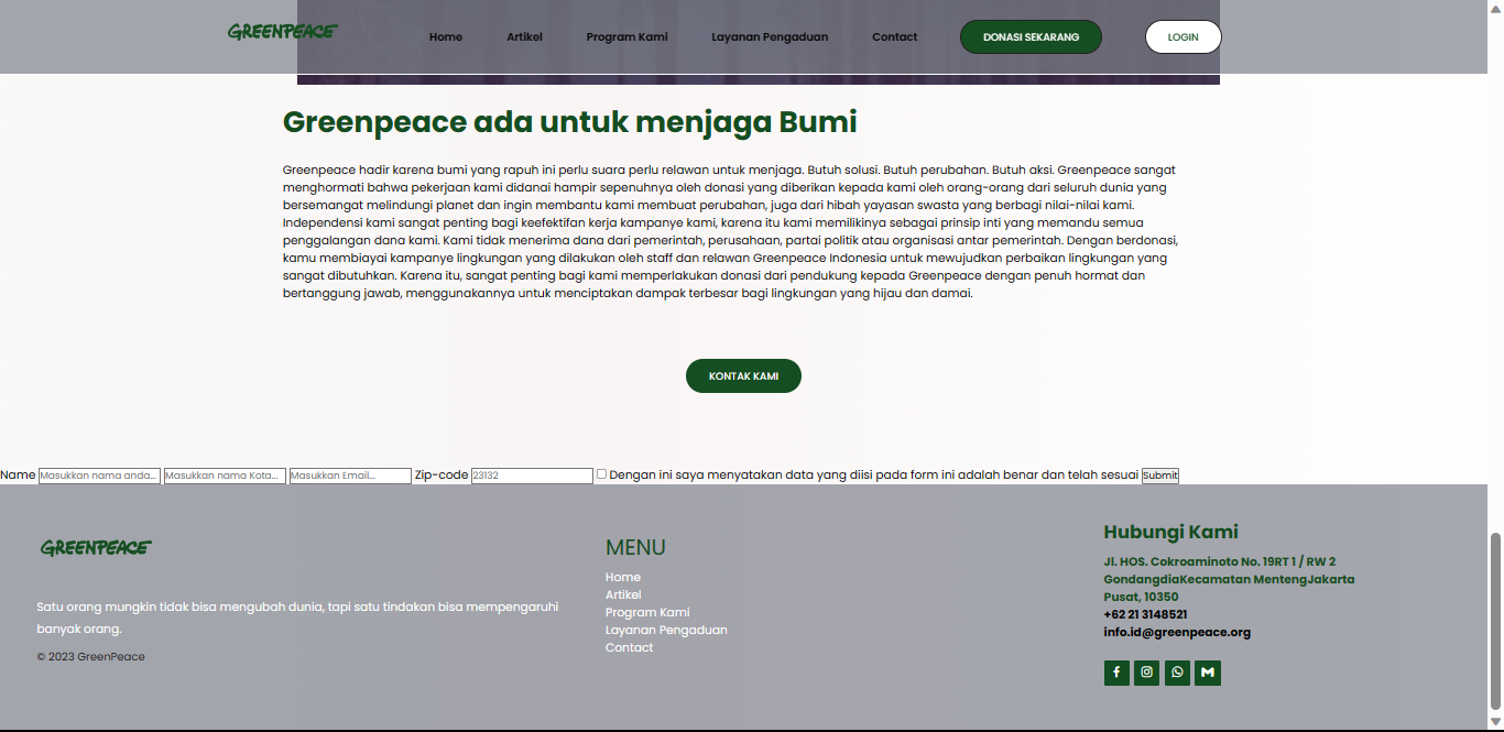GitHub - PanggihDwiAlamsyah/Landing-Page-GreenPeace
