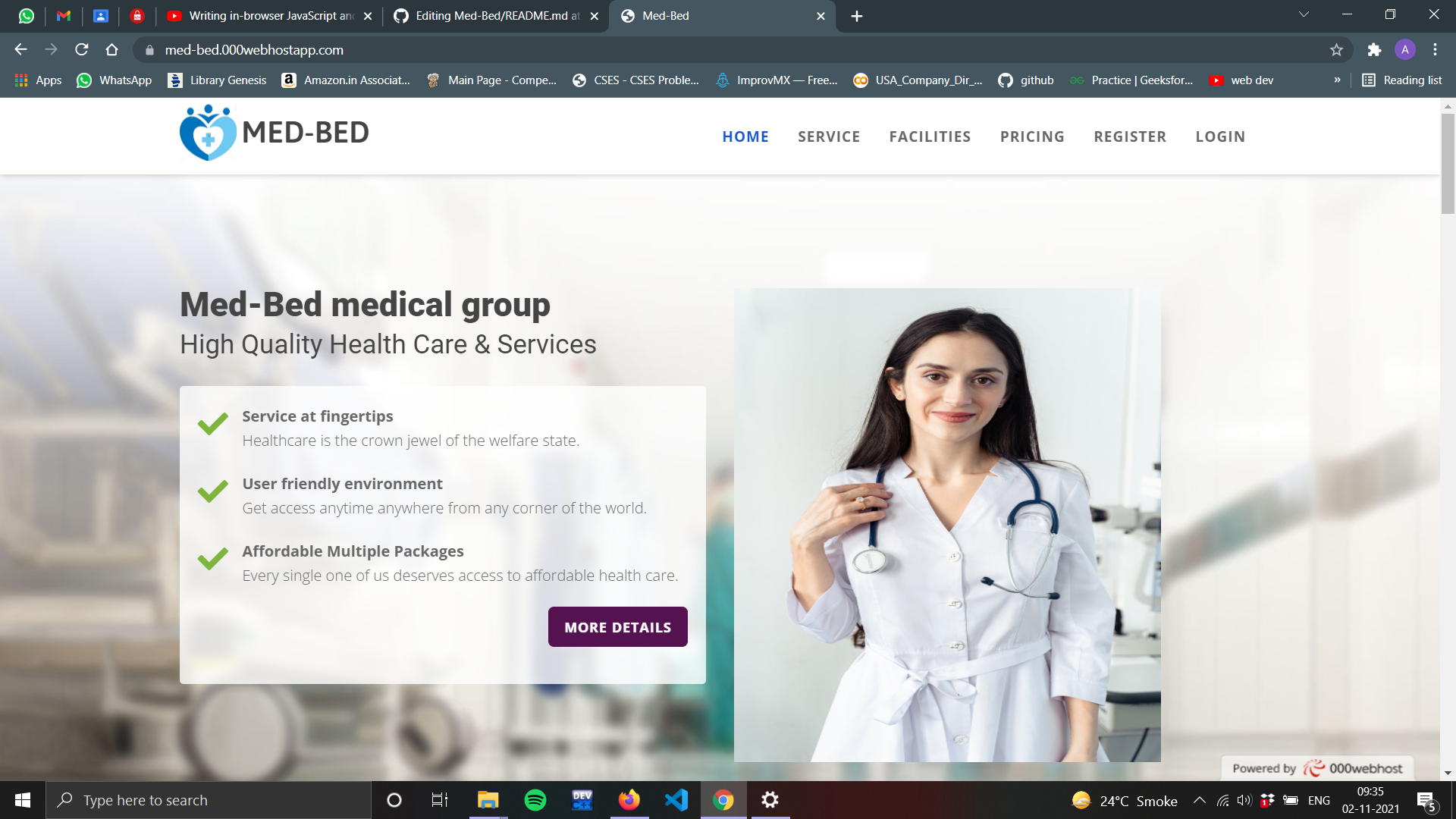 GitHub - Adarsh-k0802/Med-Bed: A project made for NIT Rourkela Hackathon
