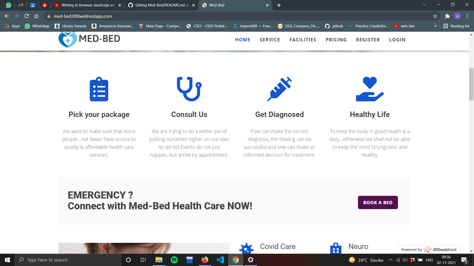 GitHub - Adarsh-k0802/Med-Bed: A project made for NIT Rourkela Hackathon