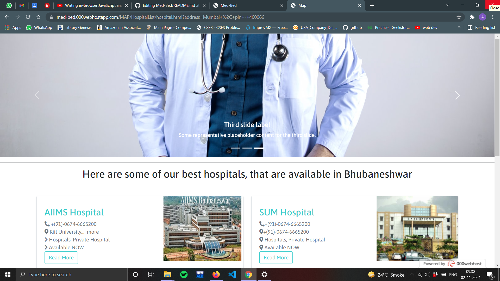 GitHub - Adarsh-k0802/Med-Bed: A project made for NIT Rourkela Hackathon