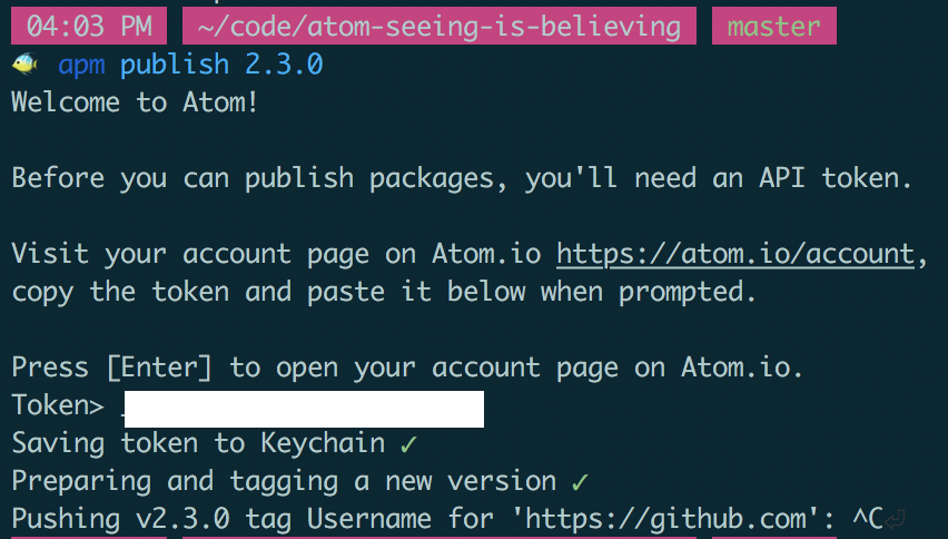 Publishing is incredibly confusing · Issue #756 · atom/apm · GitHub