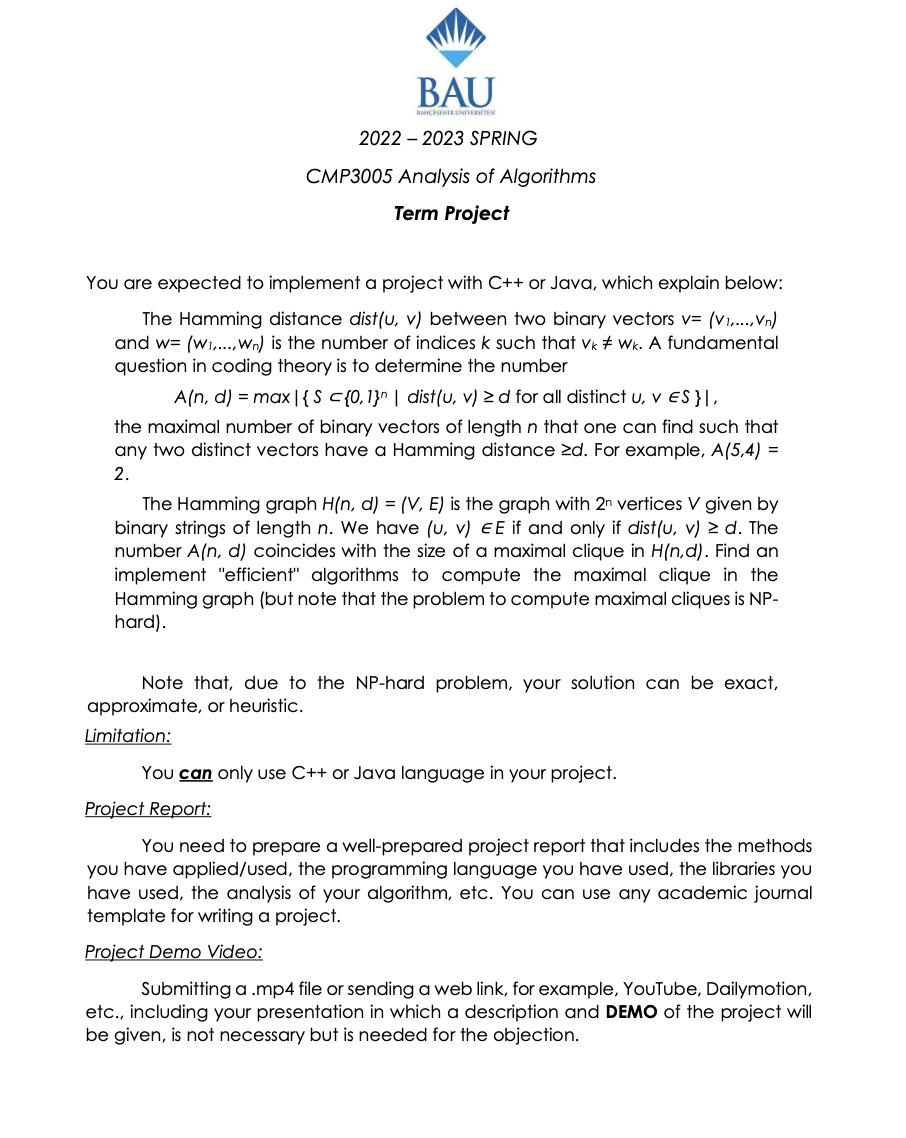 GitHub - omniaelmenshawy/Analysis-of-algorithms-project: This is a term ...