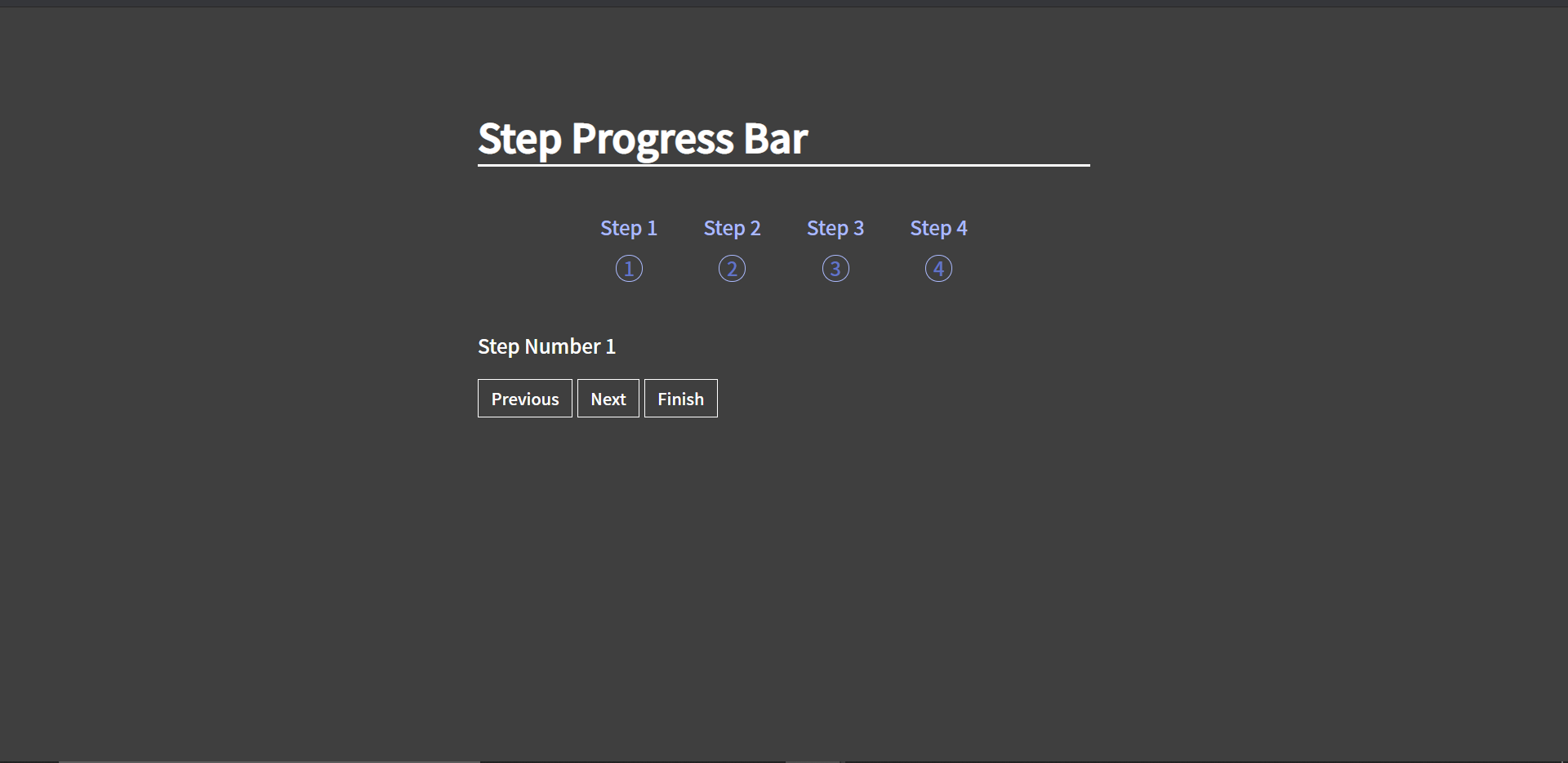 GitHub - aqeemabd/Step-Progress-Bar