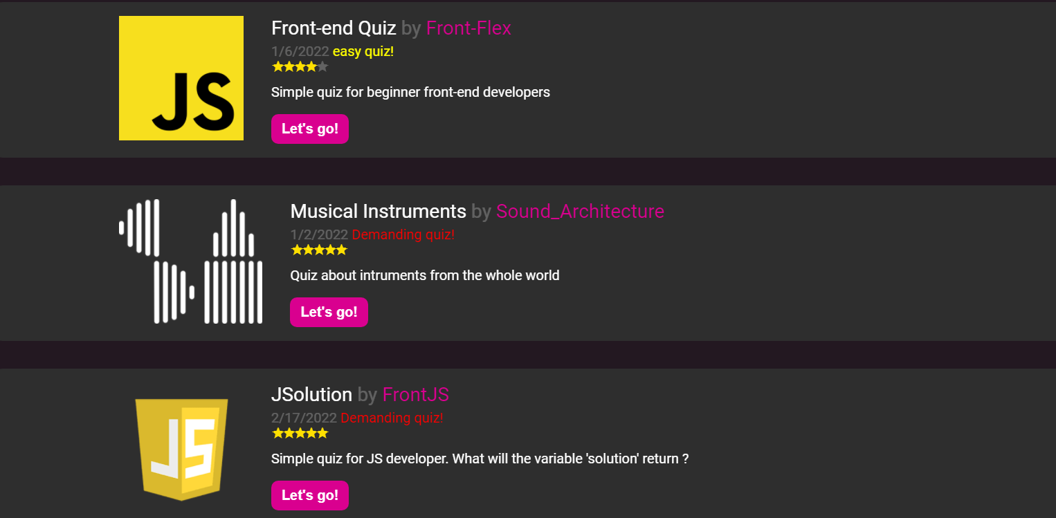 GitHub - Piotrko64/IQuiz: Angular App with ability to create and play ...
