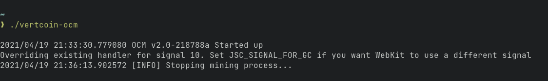 Overriding existing handler error · Issue #302 · vertcoin-project/one-click-miner-vnext · GitHub