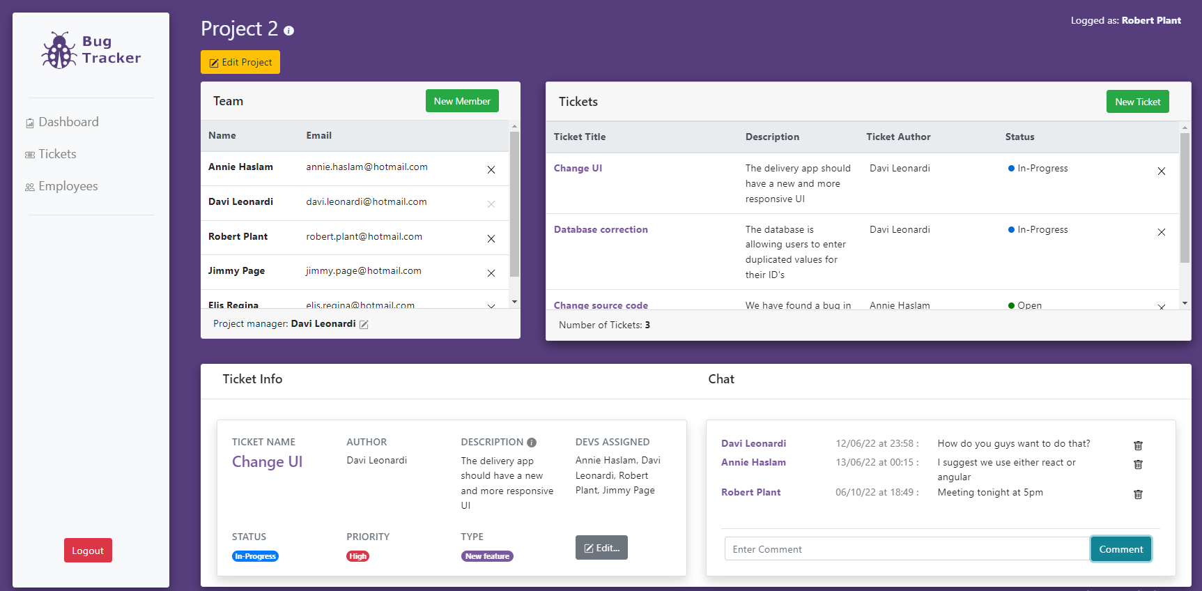 GitHub - davi-leonardi/bugTrackerClone