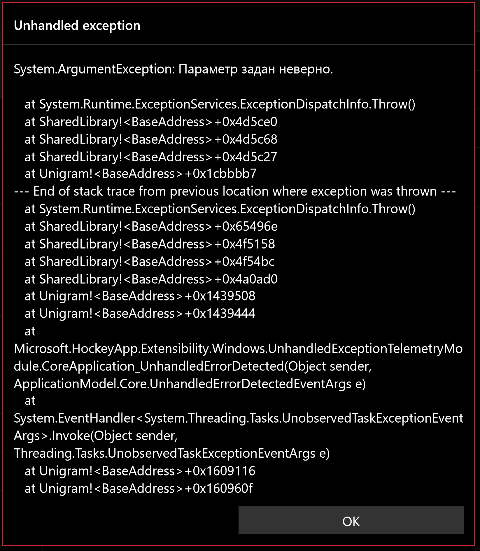 Exception upon opening general preferences in 0.14.1160 · Issue #509 · UnigramDev/Unigram · GitHub