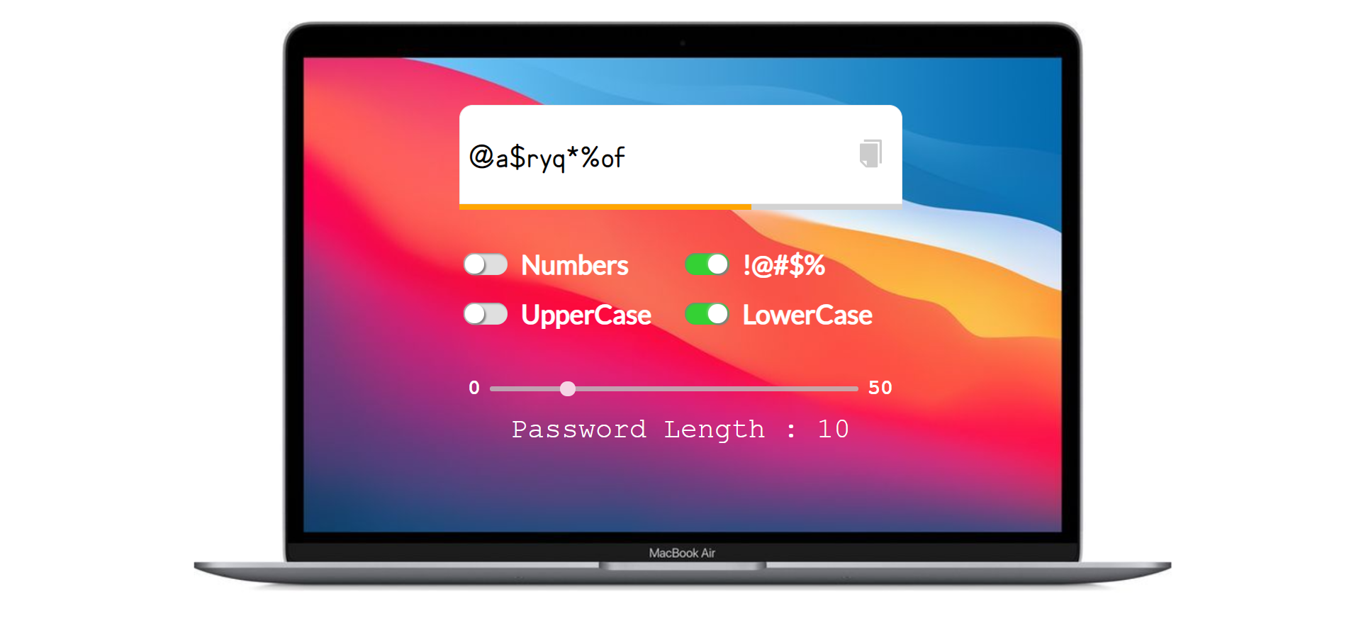 GitHub - mohammadrezanorouzii/react-password-generator