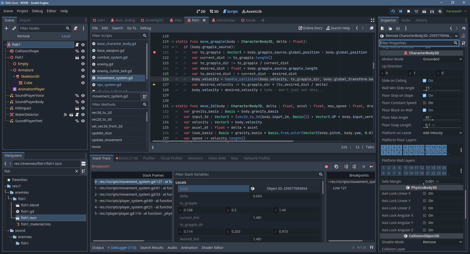 Expose internal variables, such as velocity, to the debugger inspector · Issue #8091 ...