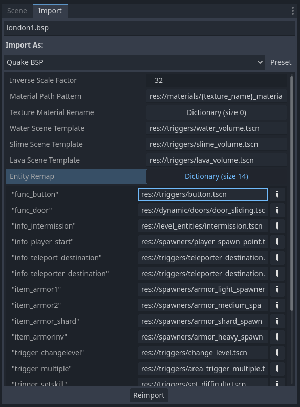 Default preset for import should apply to all imported files that use the default preset · Issue ...