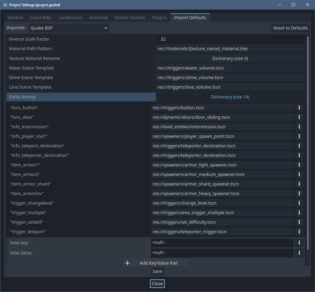 Default Preset For Import Should Apply To All Imported Files That Use The Default Preset · Issue