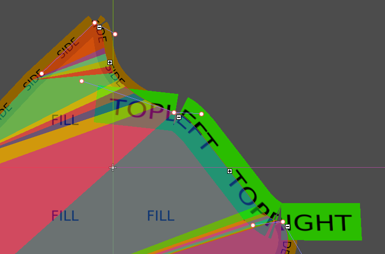 Invalid polygon data, triangulation failed. / Gaps on top/side texture ...