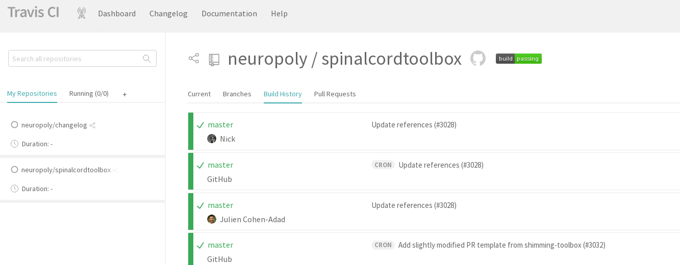 Moving away from travis.org · Issue #3057 · spinalcordtoolbox/spinalcordtoolbox · GitHub