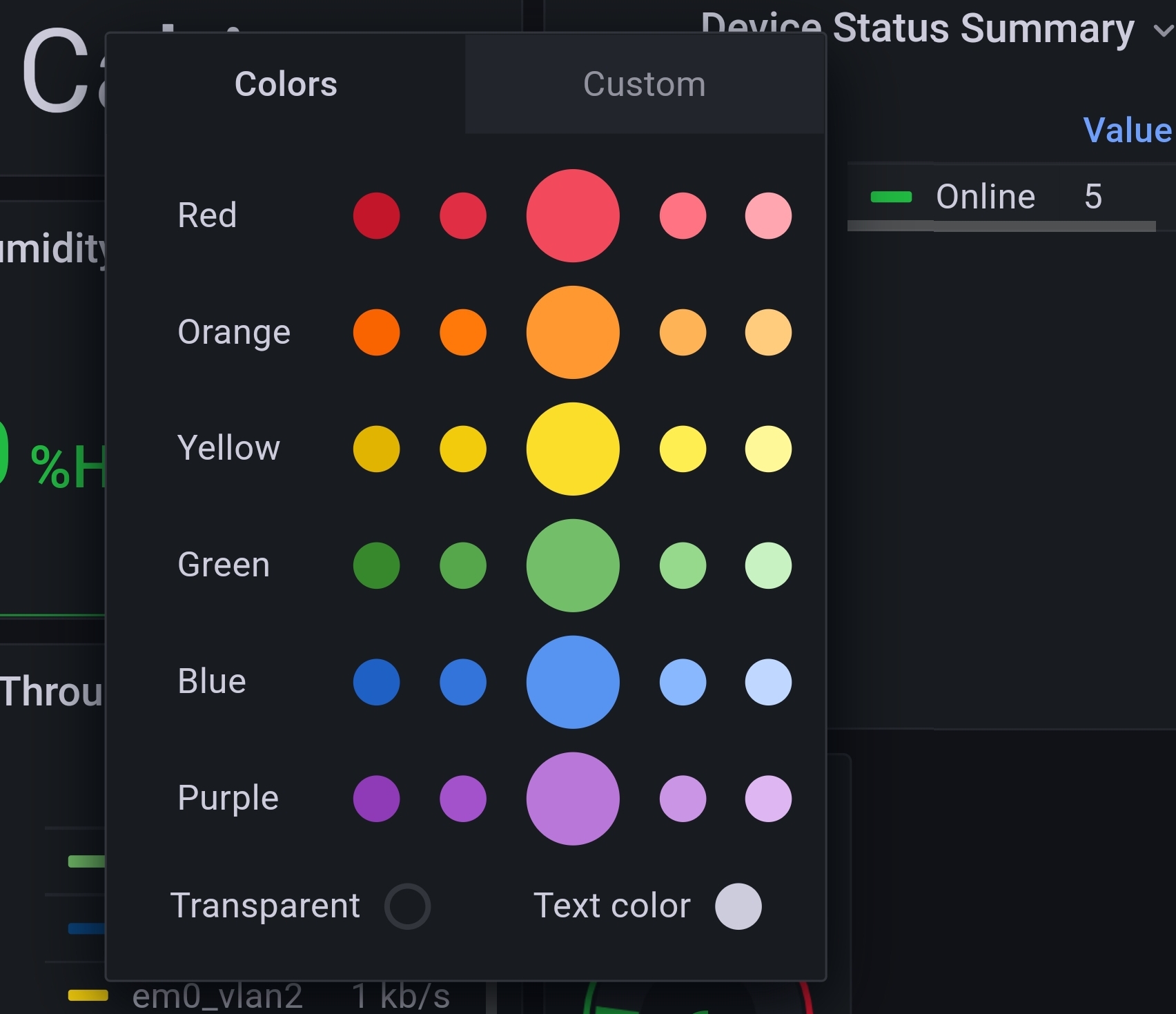 Add Custom Color Saver · Issue #54182 · grafana/grafana · GitHub