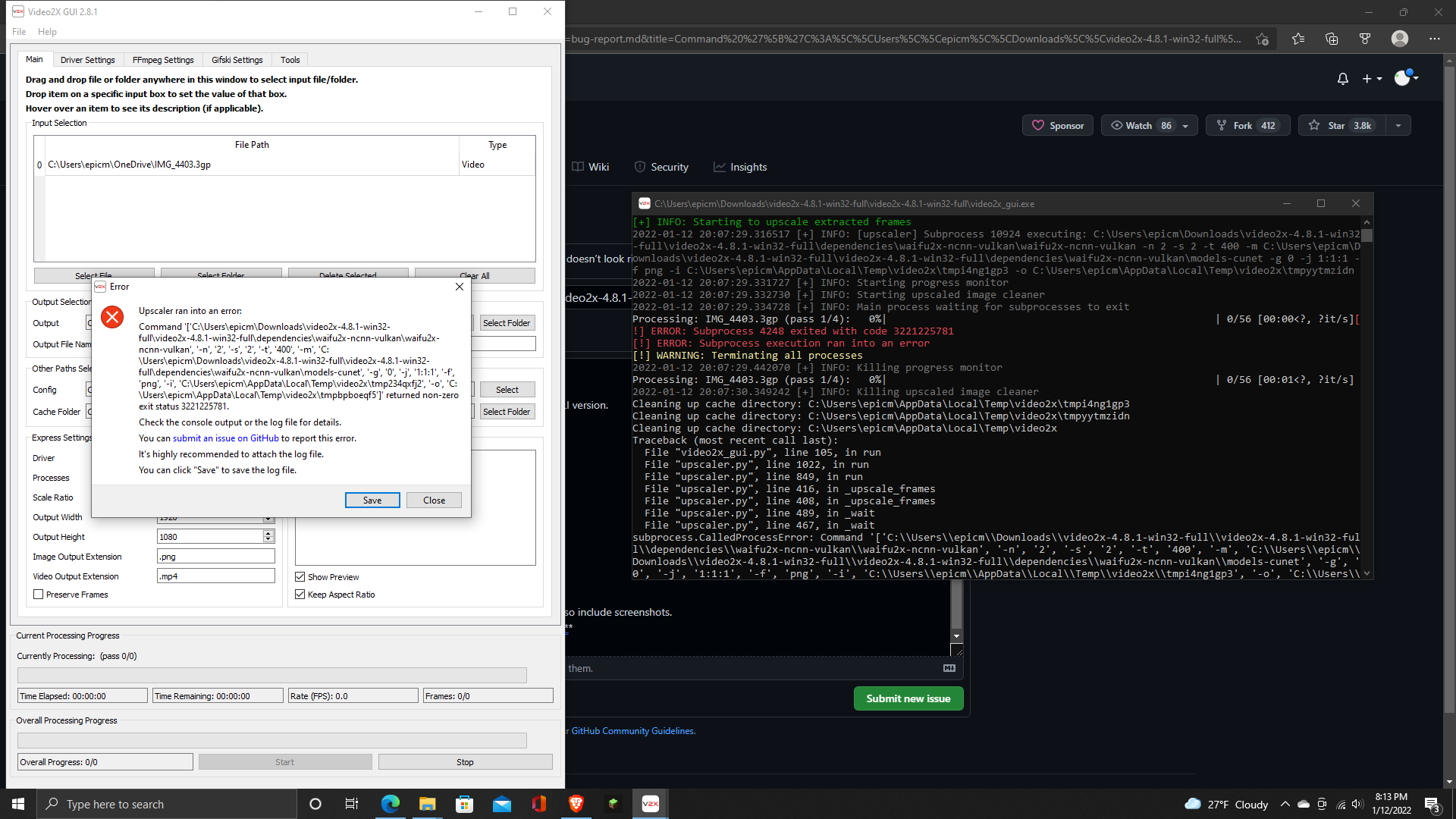 Command '['C:\\Users\\epicm\\Downloads\\video2x-4.8.1-win32-full\\video2x-4.8.1-win32-full ...