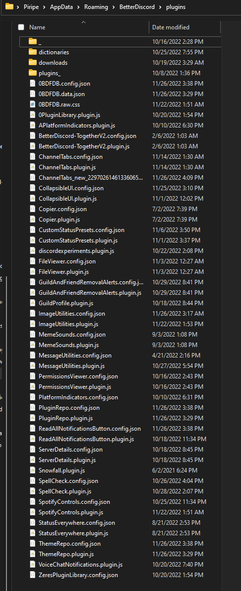 [BUG] - BDFDB lags · Issue #2073 · mwittrien/BetterDiscordAddons · GitHub