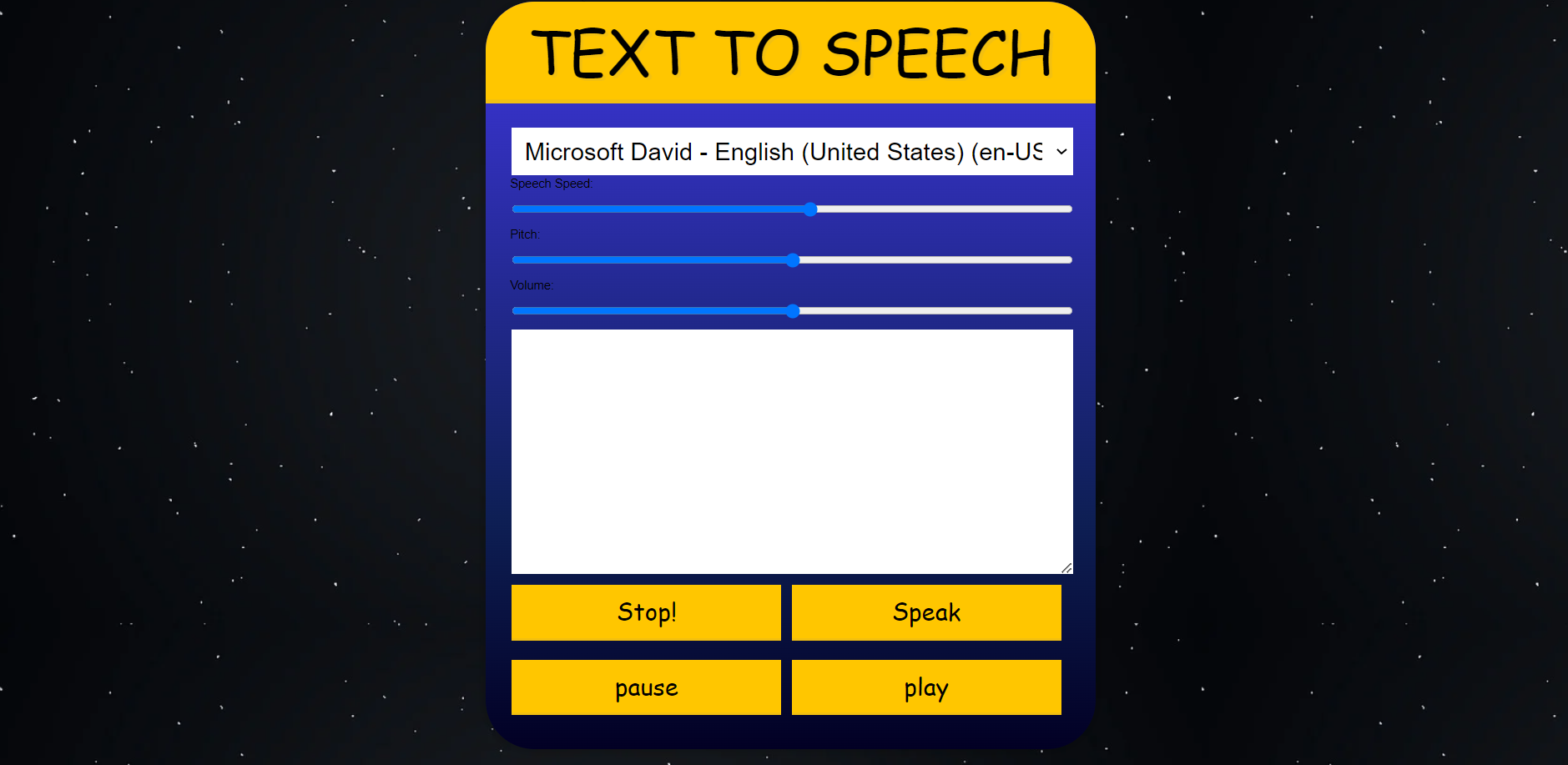 Add Text to speech project · Issue #465 · ZeroOctave/ZeroOctave-Javascript-Projects · GitHub