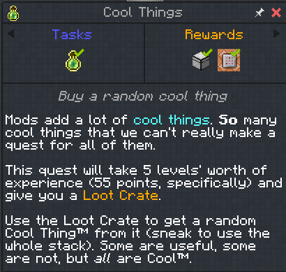 [Bug]: Cool Things reset quest button only works once · Issue #778 · FTBTeam/FTB-Modpack-Issues ...