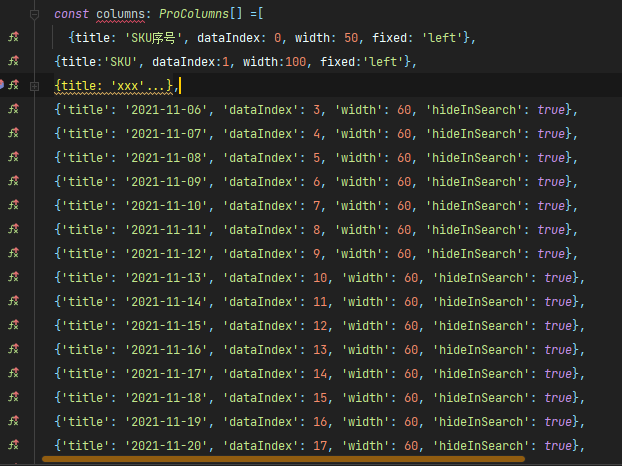 🧐[问题] ProTable怎么直接传入columns · Issue #4053 · ant-design/pro-components · GitHub