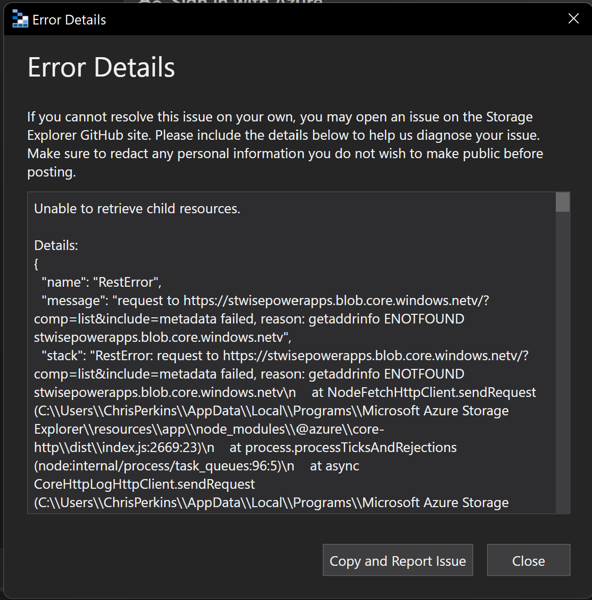 Can't access blob folder · Issue #6121 · microsoft/AzureStorageExplorer · GitHub