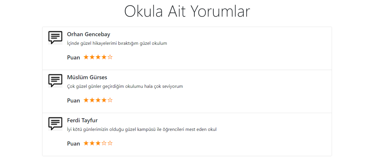GitHub - haruncanatali/Egitim-Degerlendirme-Otomasyonu: Bu projede Asp ...