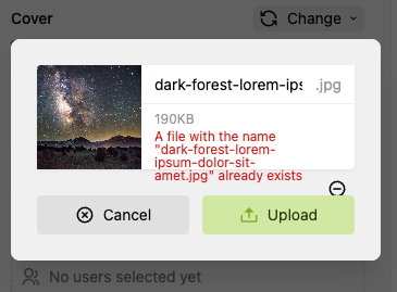 [v4] New Upload Dialog: Error message breaks layout · Issue #5622 · getkirby/kirby · GitHub
