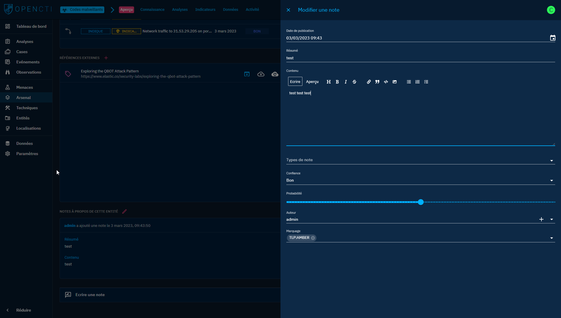No submit button to modify a note · Issue #2945 · OpenCTI-Platform/opencti · GitHub