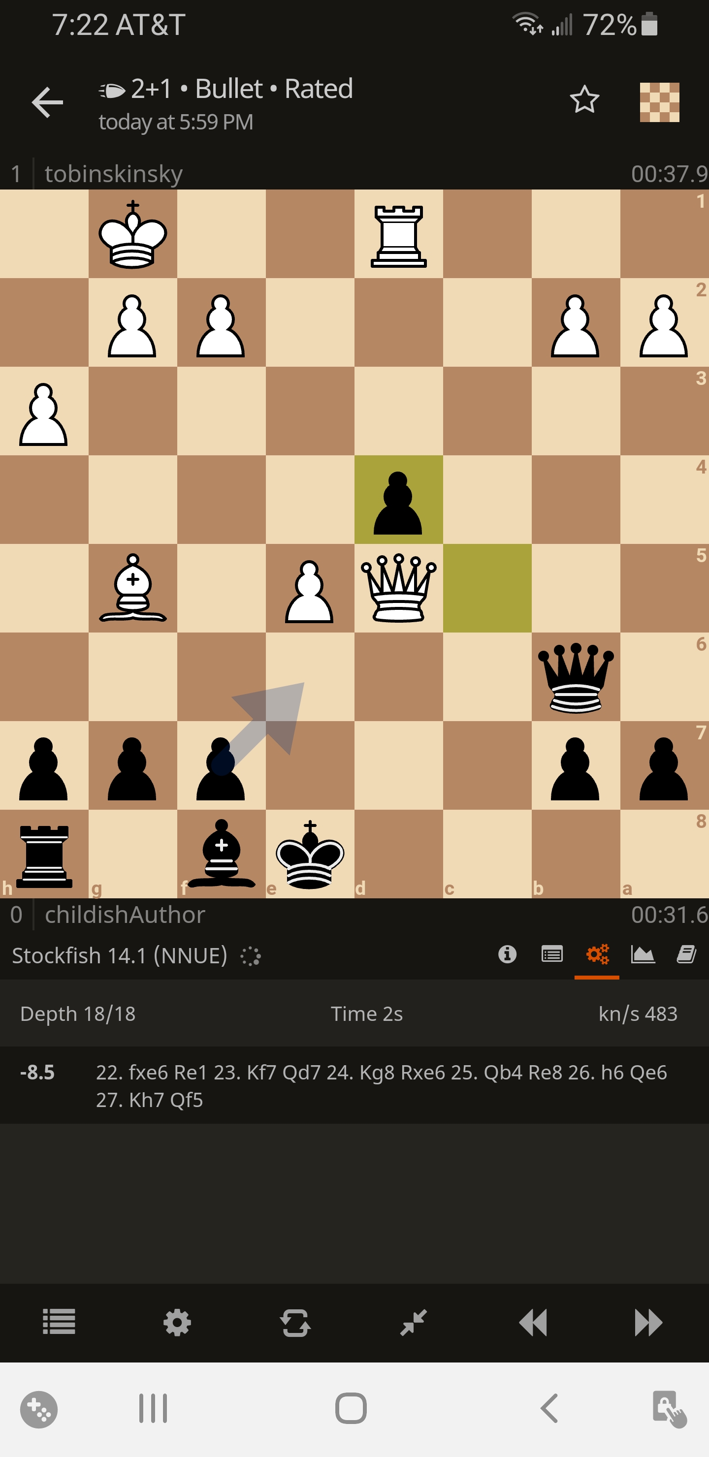 Analysis board bug after game · Issue #2363 · lichess-org/lichobile · GitHub