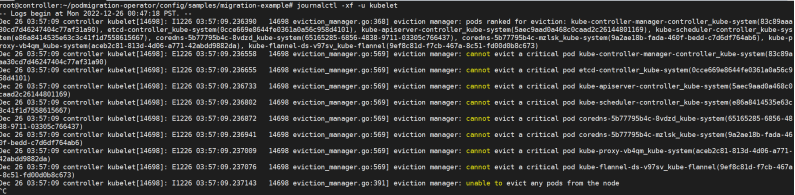 Failed to migrate pod and run Podmigration operator · Issue #14 · SSU-DCN/podmigration-operator ...