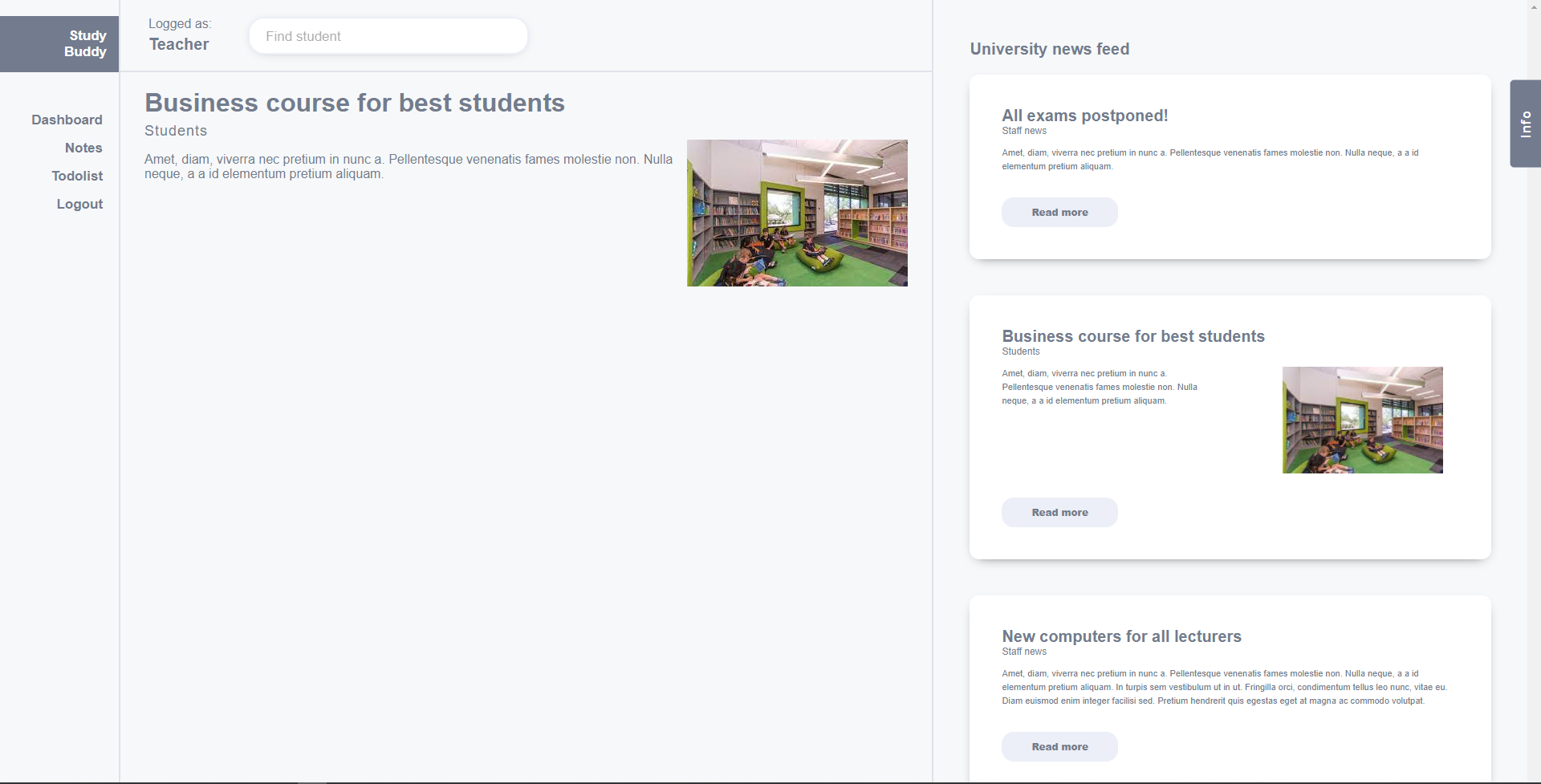 GitHub - JakubLog/study-buddy: Portal for students and teachers for ...