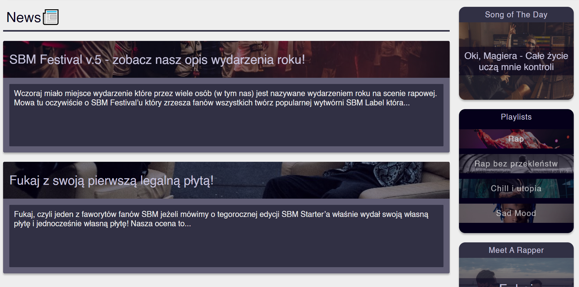 GitHub - JakubLog/site-raport: Blog about polish RAP. 🧑‍🎤