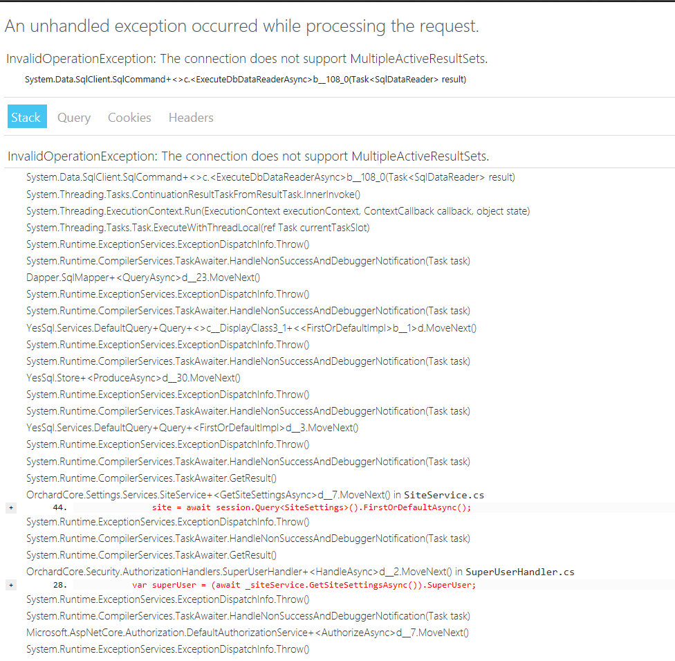 Error enabling OpenID module · Issue #1457 · OrchardCMS/OrchardCore · GitHub